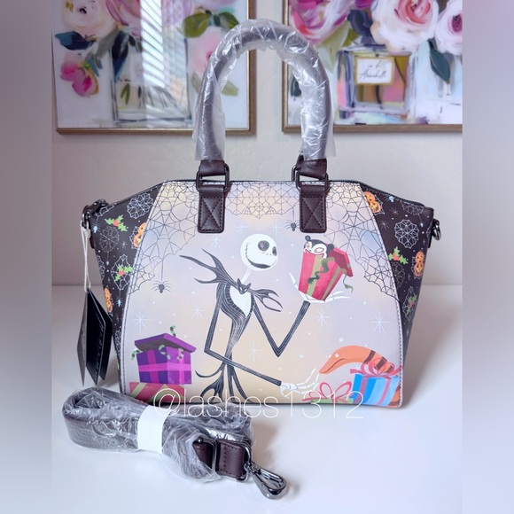Bags Loungefly Nightmare Before Christmas Satchel Bag Jack Zero